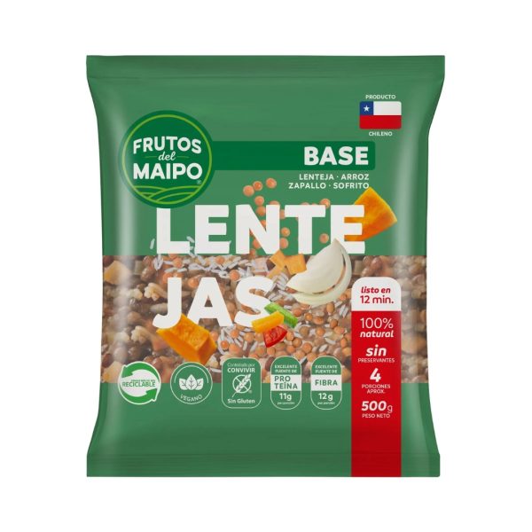 Base Lentejas FRUTOS DEL MAIPO Lentejas Arroz Zapallo 500g – Terruño